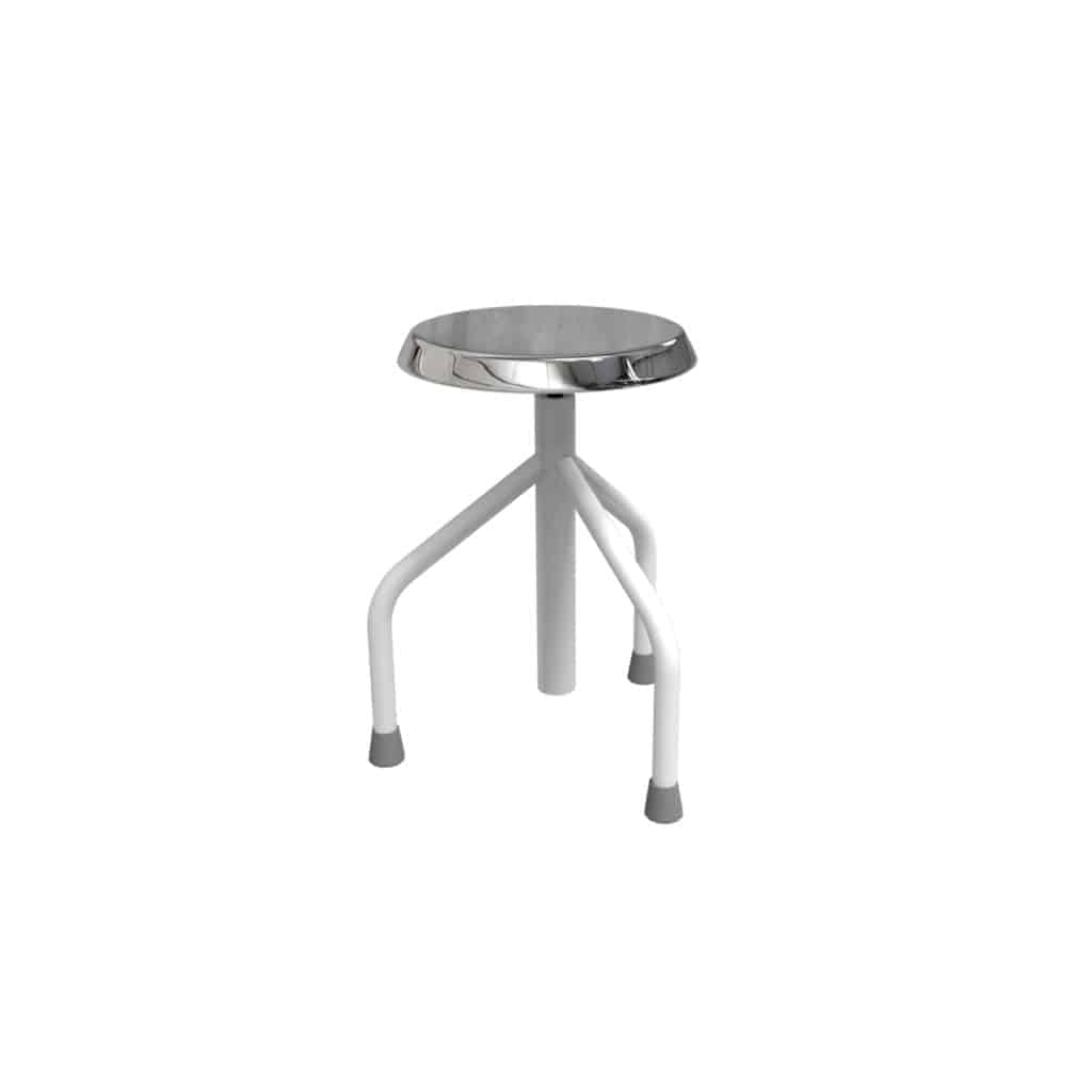 Stainless Steel Round Stool For Hospitals |Inspace